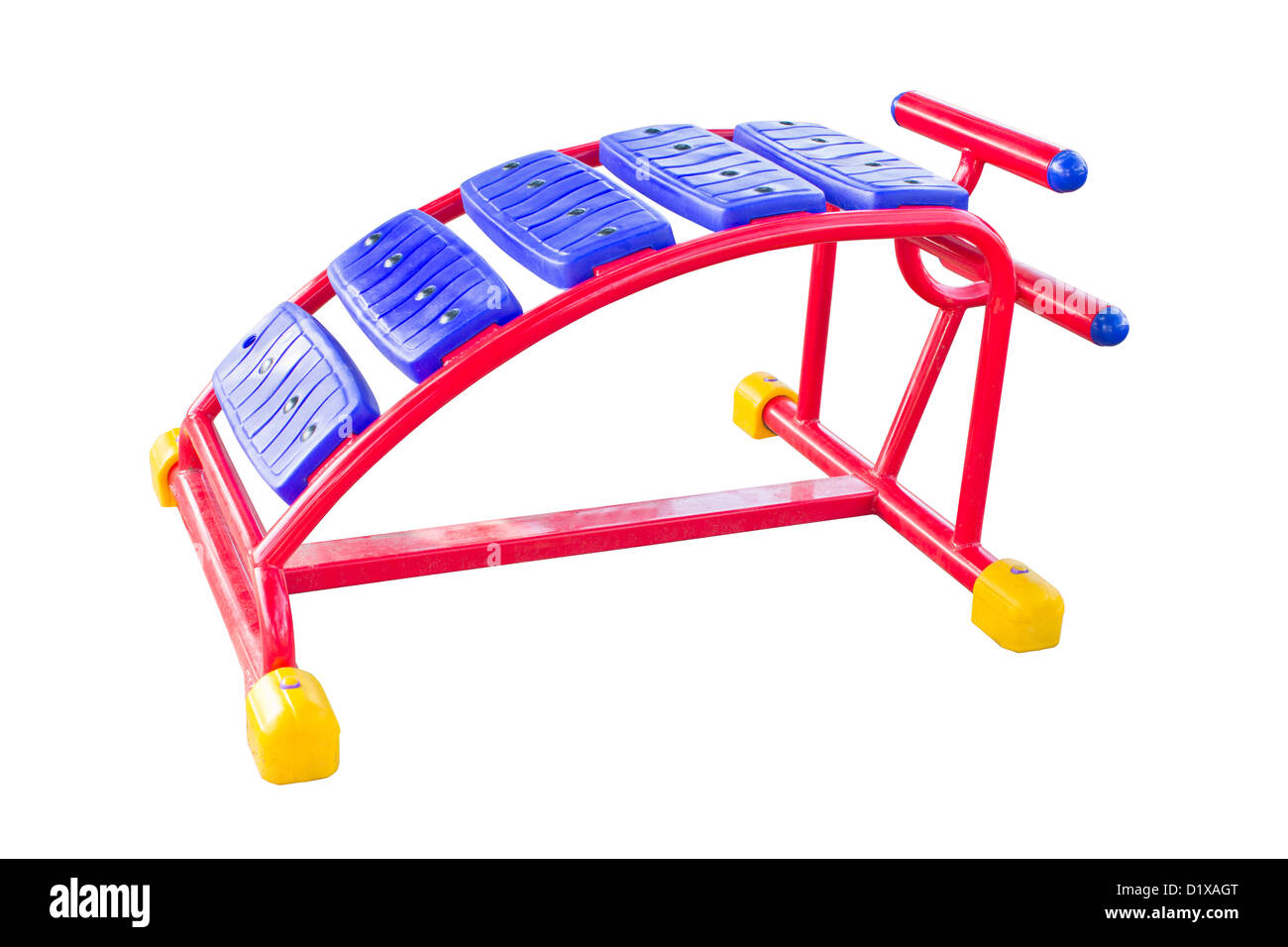 Outdoor gym colorful fitness equipment Cut Out Stock Images & Pictures ...