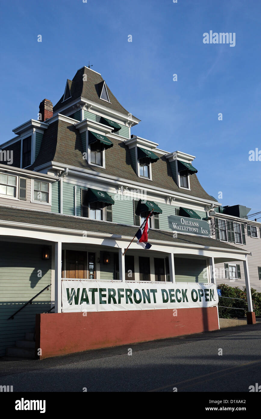 Orleans Waterfront Inn, Cape Cod, Massachusetts Stock Photo - Alamy