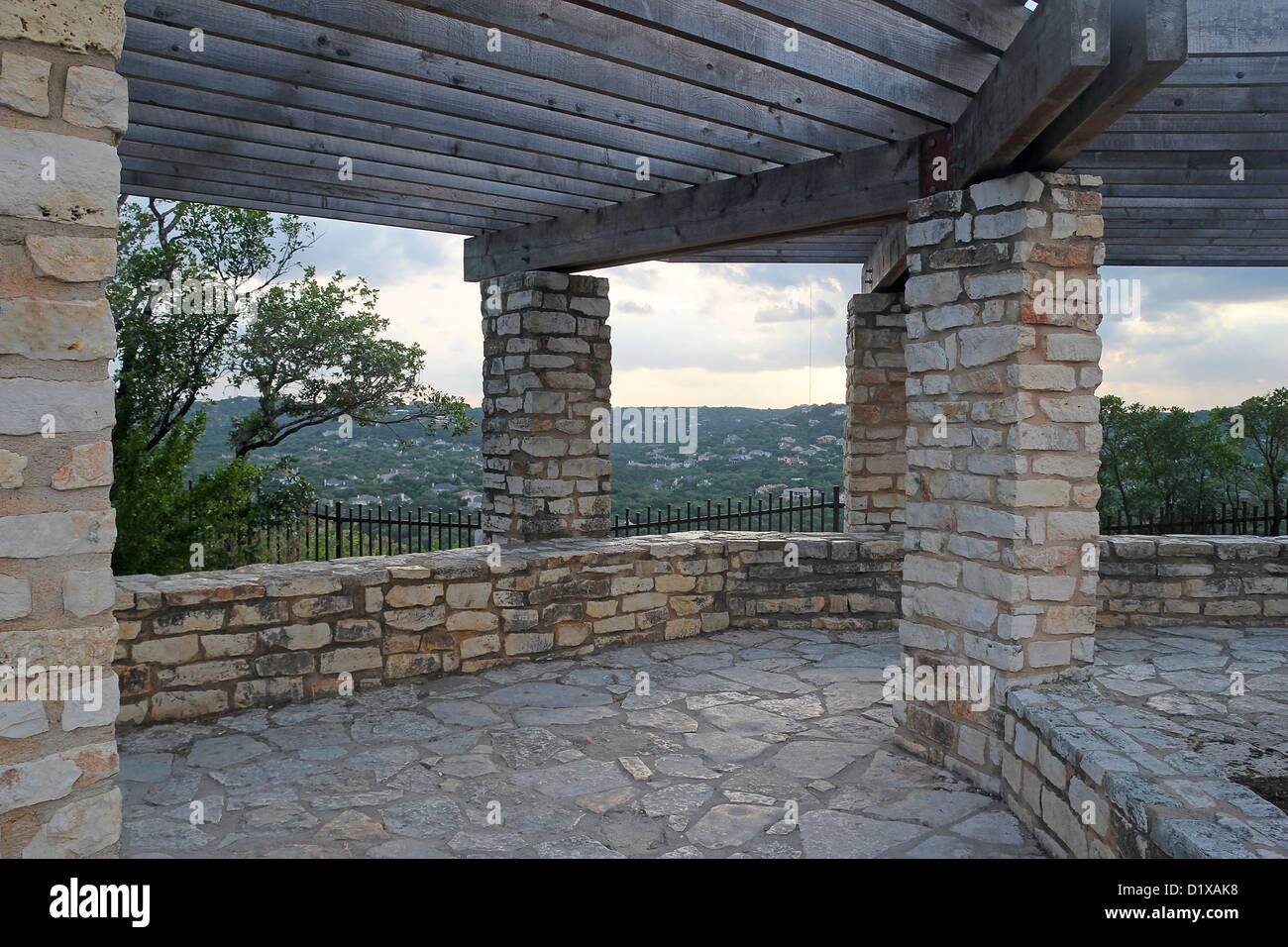 Shelter in Covert Park, on Mount Bonnell, Austin, Texas Stock Photo - Alamy