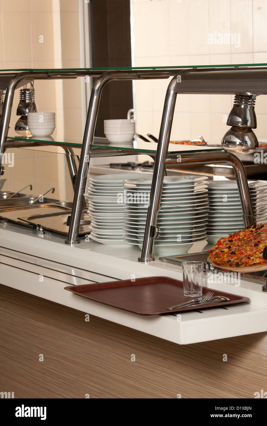 Dinning room of new business center Stock Photo - Alamy