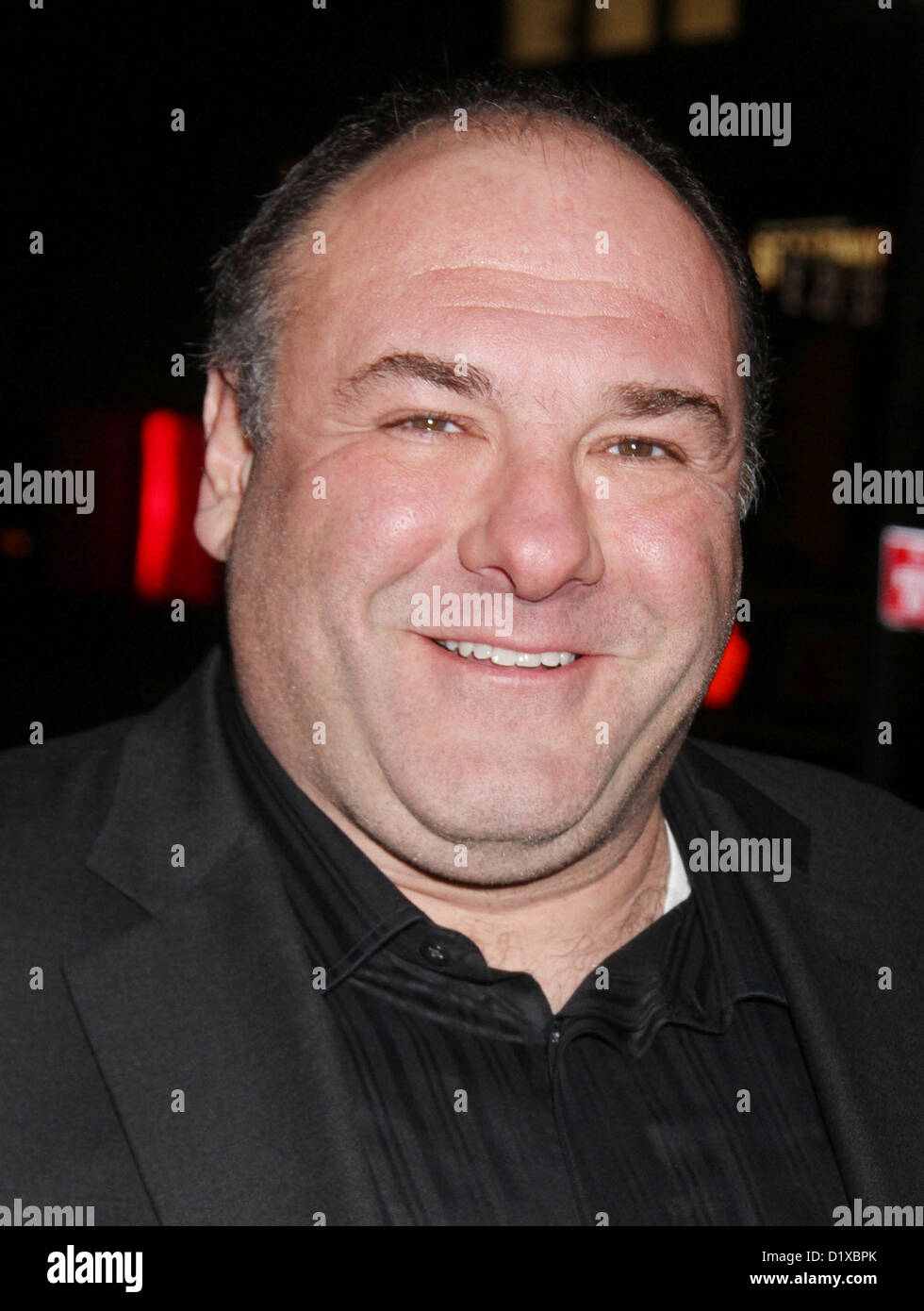 Jan. 7, 2013 - New York, New York, U.S. - Actor JAMES GANDOLFINI ...