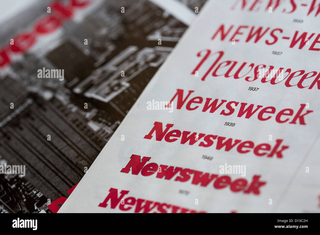 The final print edition of Newsweek magazine Stock Photo - Alamy