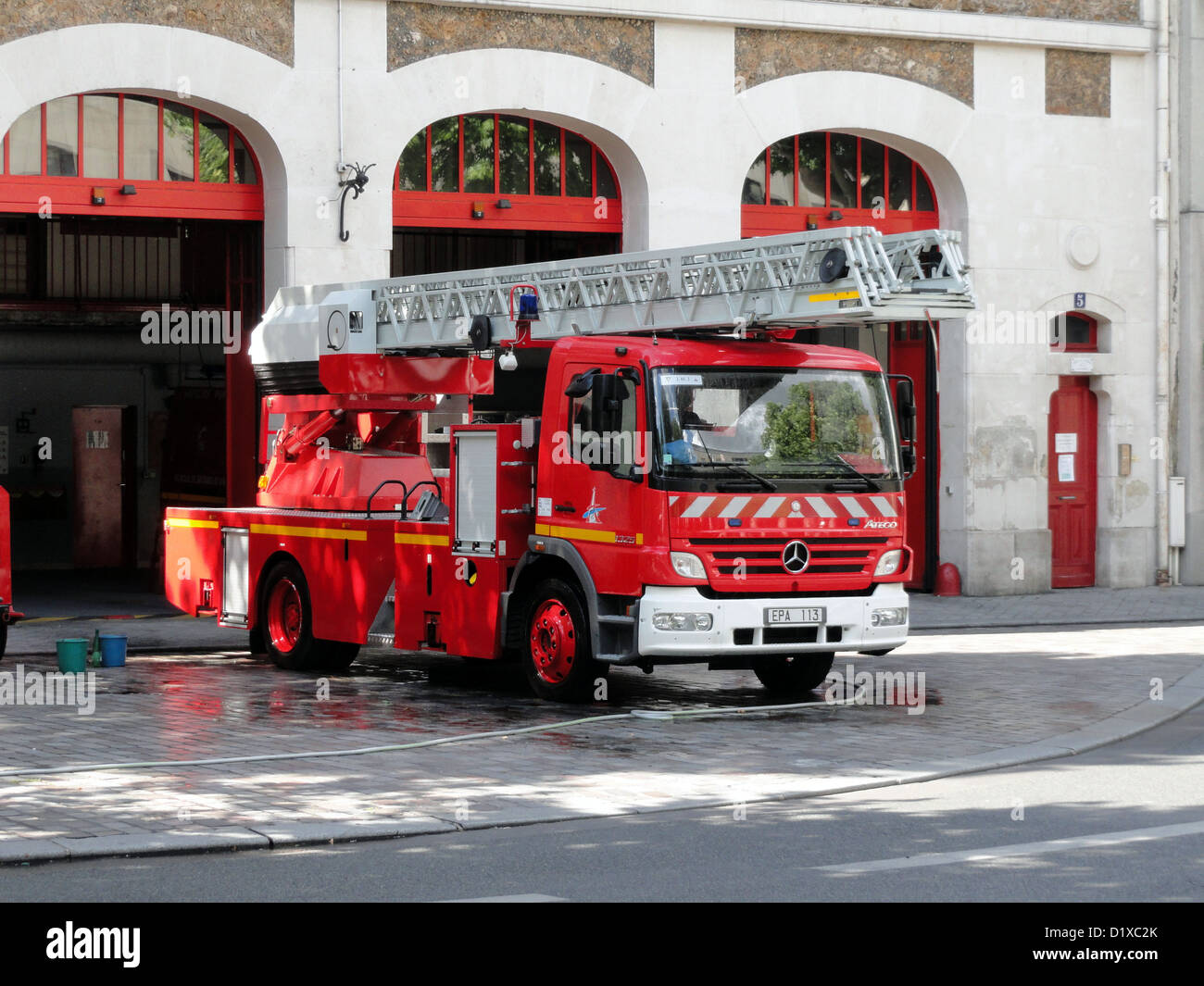 Fire engine tender truck pumper hi-res stock photography and images - Alamy