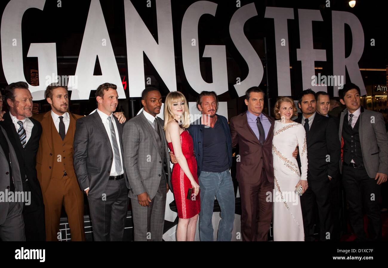 Robert Patrick, Ryan Gosling, Ruben Fleischer, Anthony Mackie, Emma ...