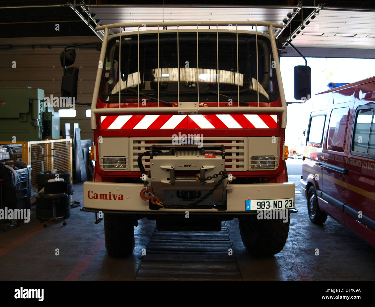 Fire Engine Renault M210 Stock Photo - Alamy