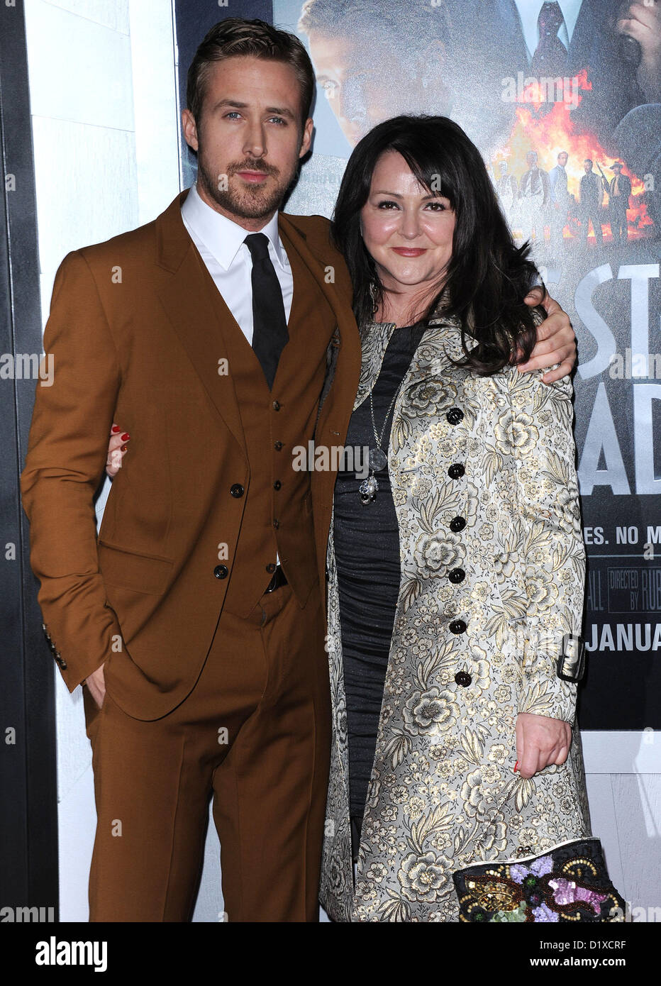 Jan. 6, 2013 - Hollywood, California, U.S. - Ryan Gosling and Mother ...