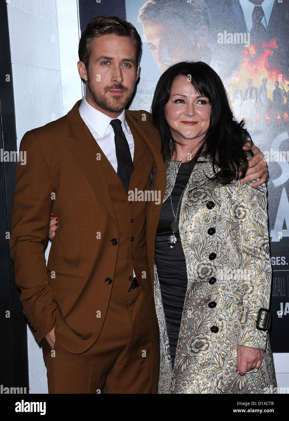 Jan. 6, 2013 - Hollywood, California, U.S. - Ryan Gosling and Mother ...