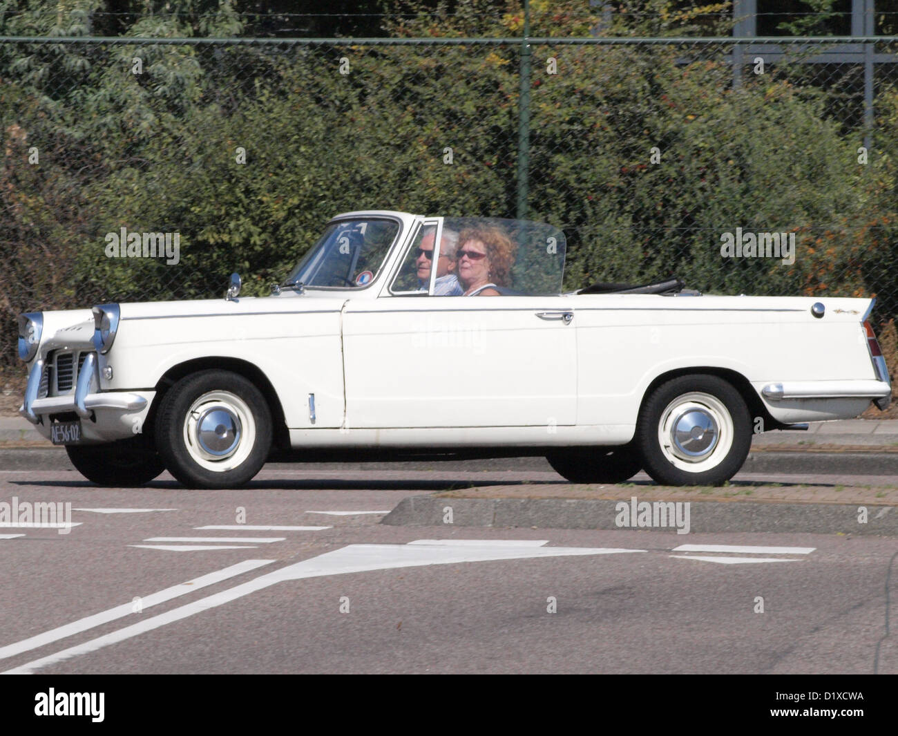 The Triumph Herald Cabriolet, showcased at the Classic Car Meeting ...