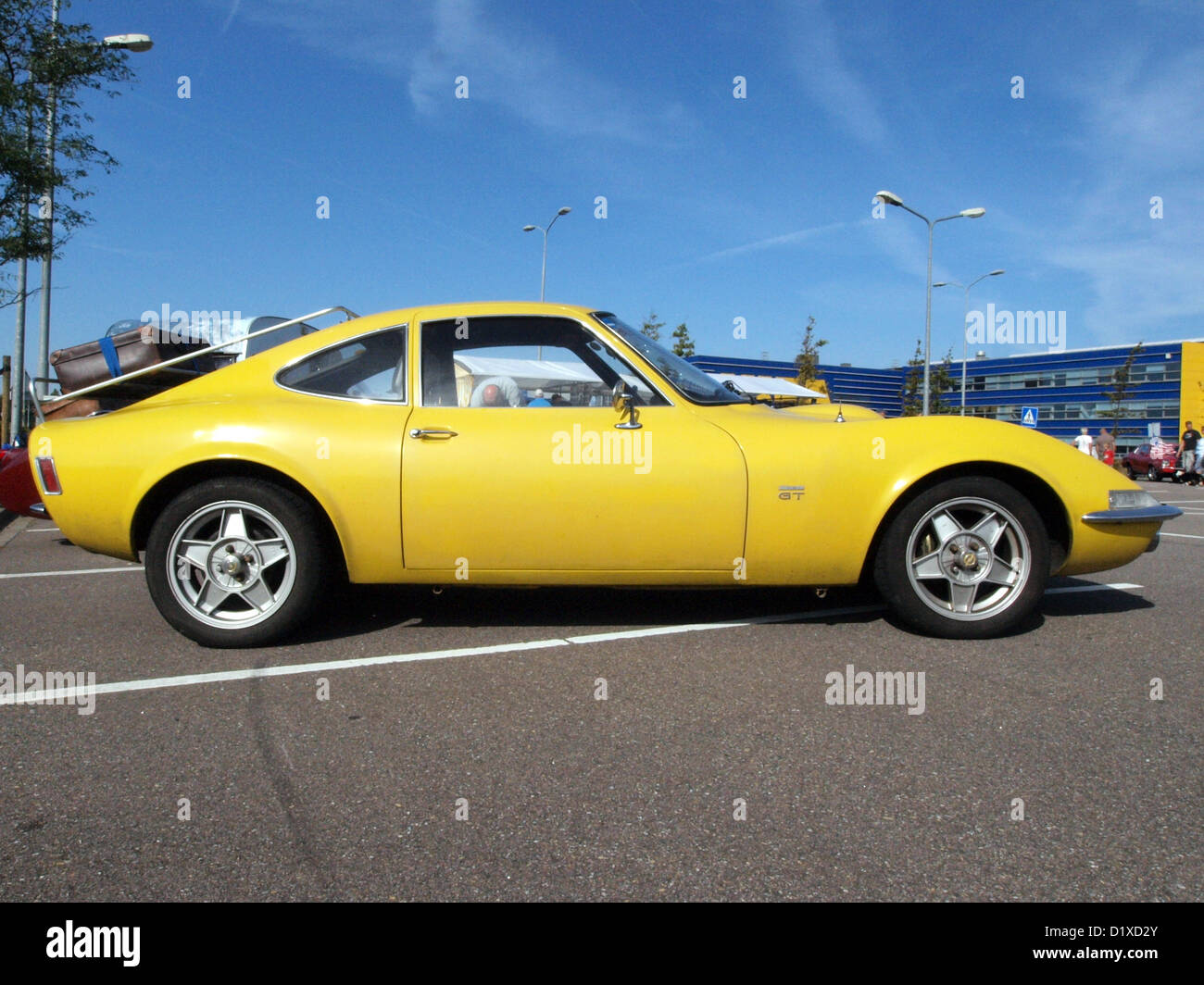 The Opel GT, featured at the Classic Car Meeting in Haarlem, is a ...