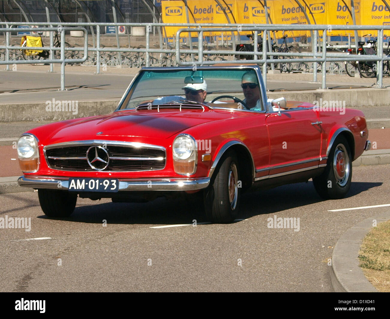 The Classic Car Meeting in Haarlem featured the Mercedes-Benz 230SL, a ...