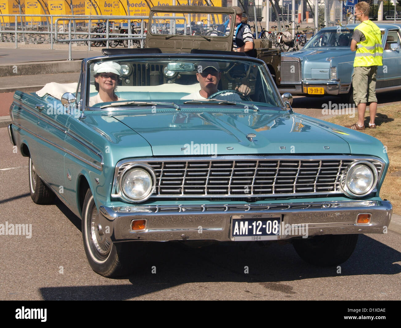 The Ford Falcon, showcased at the Classic Car Meeting in Haarlem, is a ...