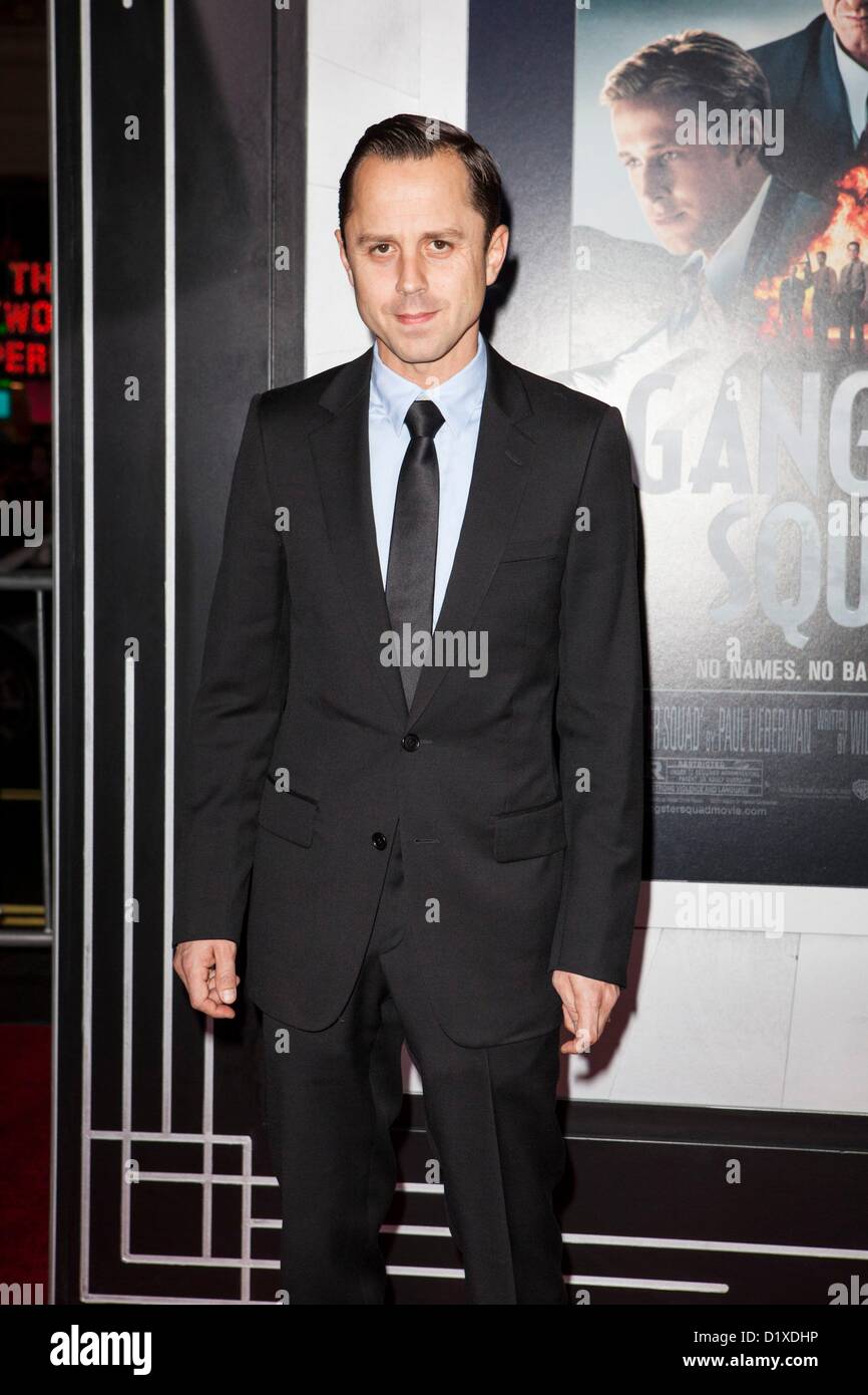 Giovanni Ribisi at arrivals for GANGSTER SQUAD Premiere, Grauman's ...
