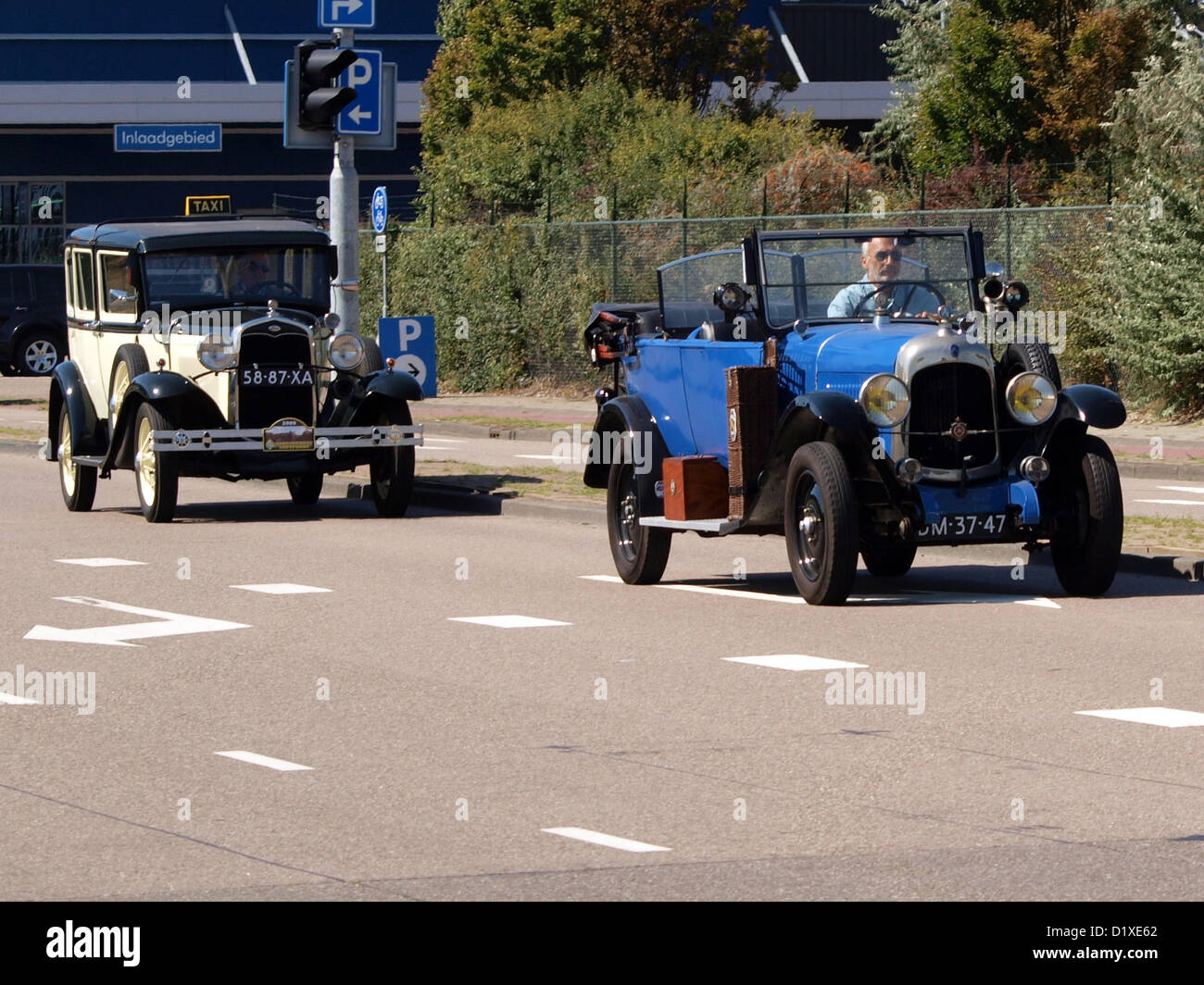 The Citroen B 12, displayed at the Classic Car Meeting Haarlem, is a ...