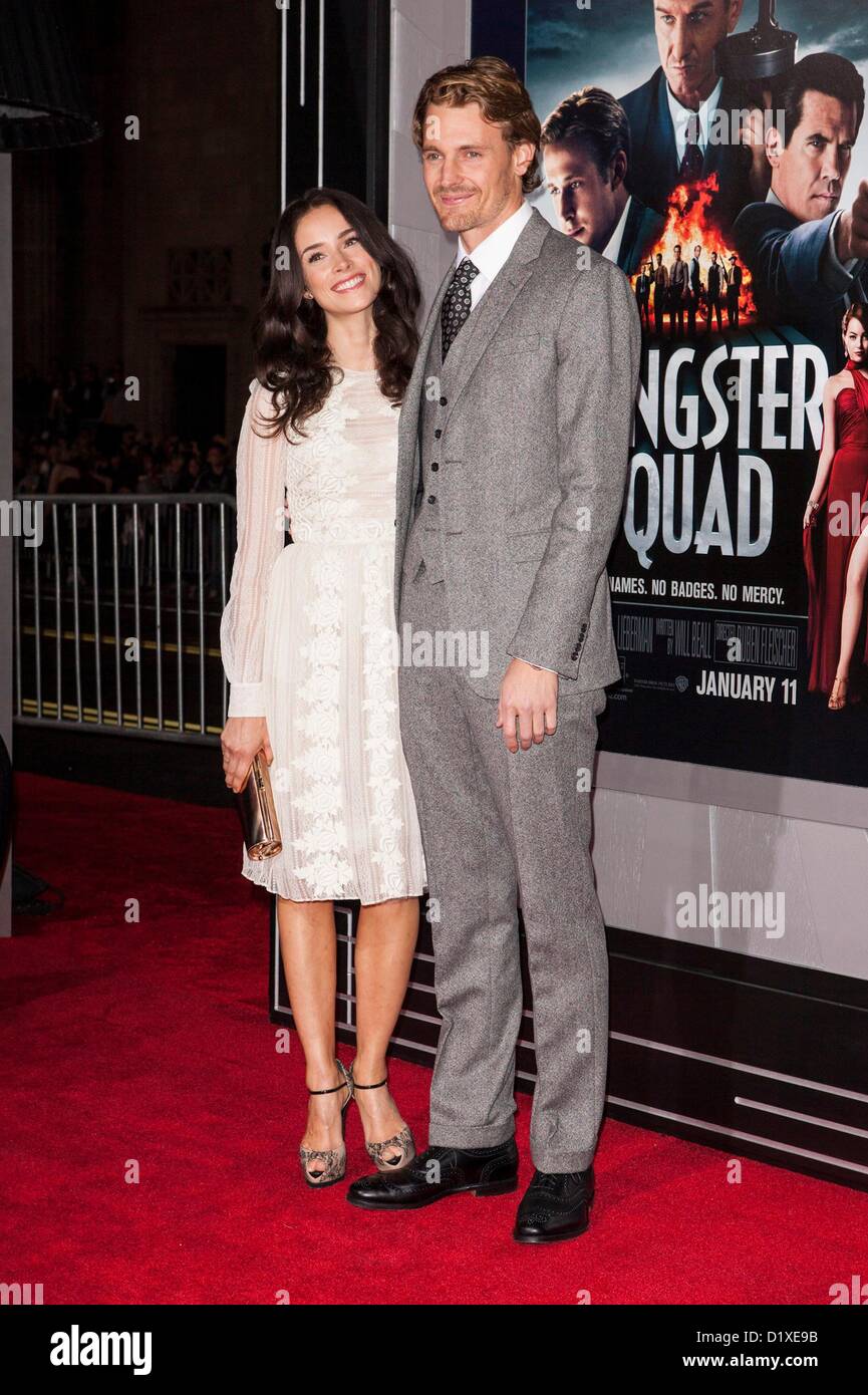 Abigail Spencer, Andrew Pruett at arrivals for GANGSTER SQUAD Premiere ...