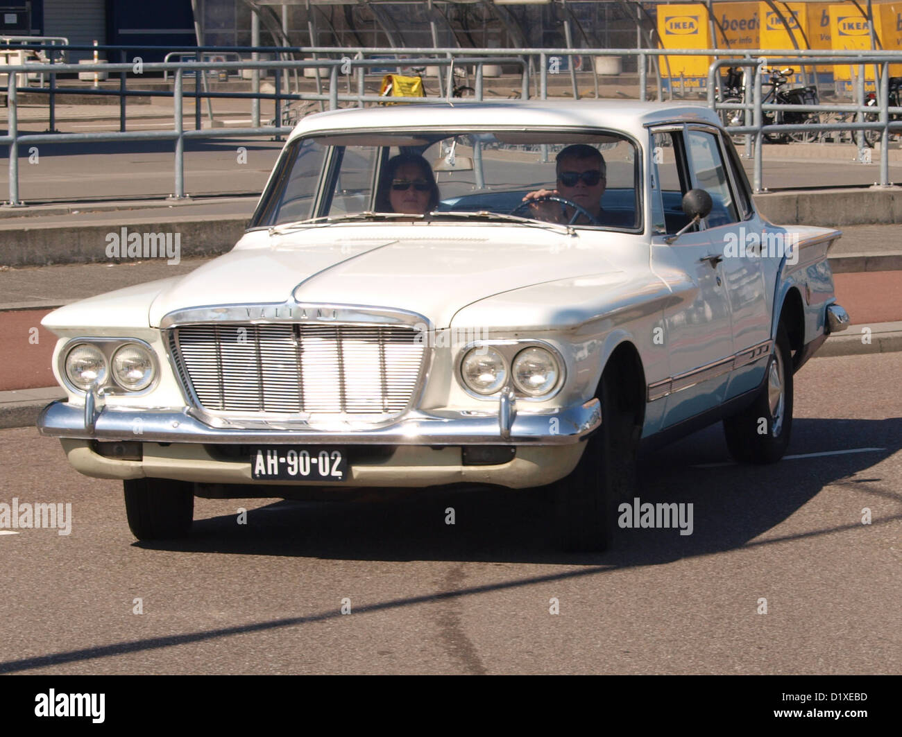The Chrysler Valiant, a classic American car, was displayed at the ...