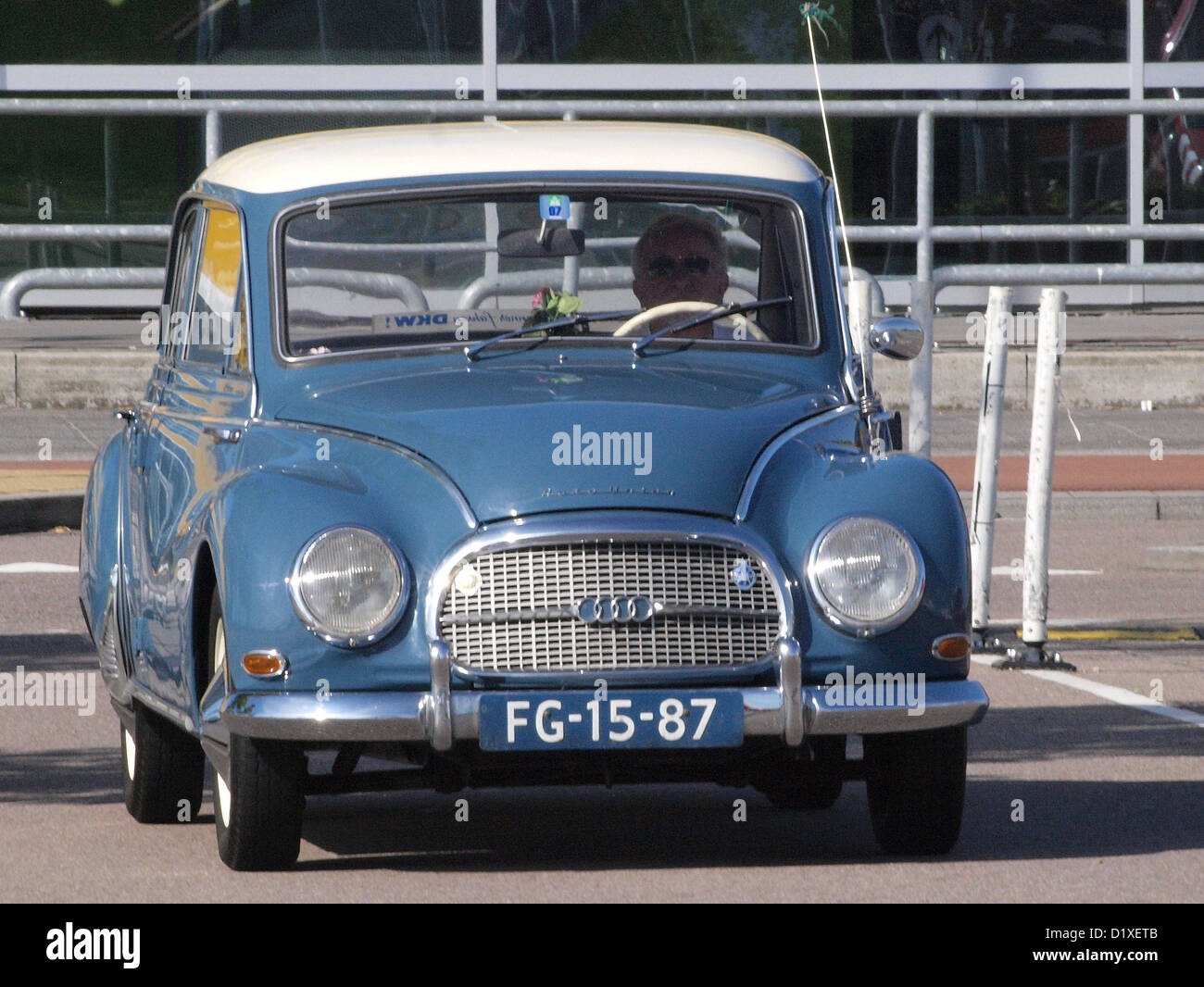 The Auto Union 1000 Super, displayed at the Classic Car Meeting in ...