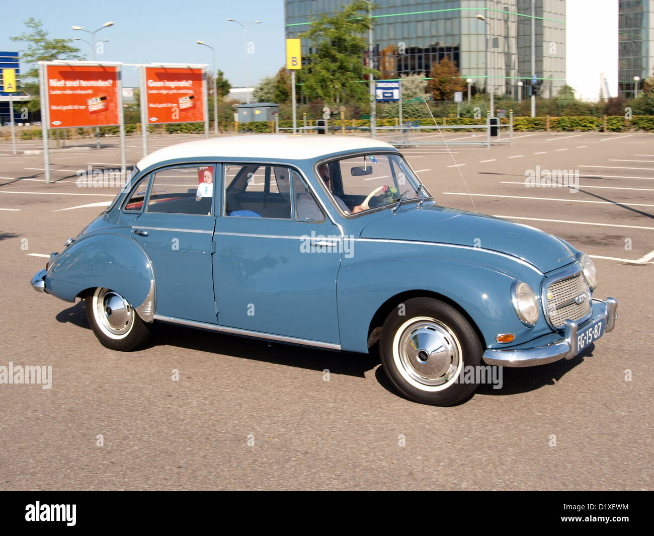 The Auto Union 1000 Super, displayed at the Classic Car Meeting in ...