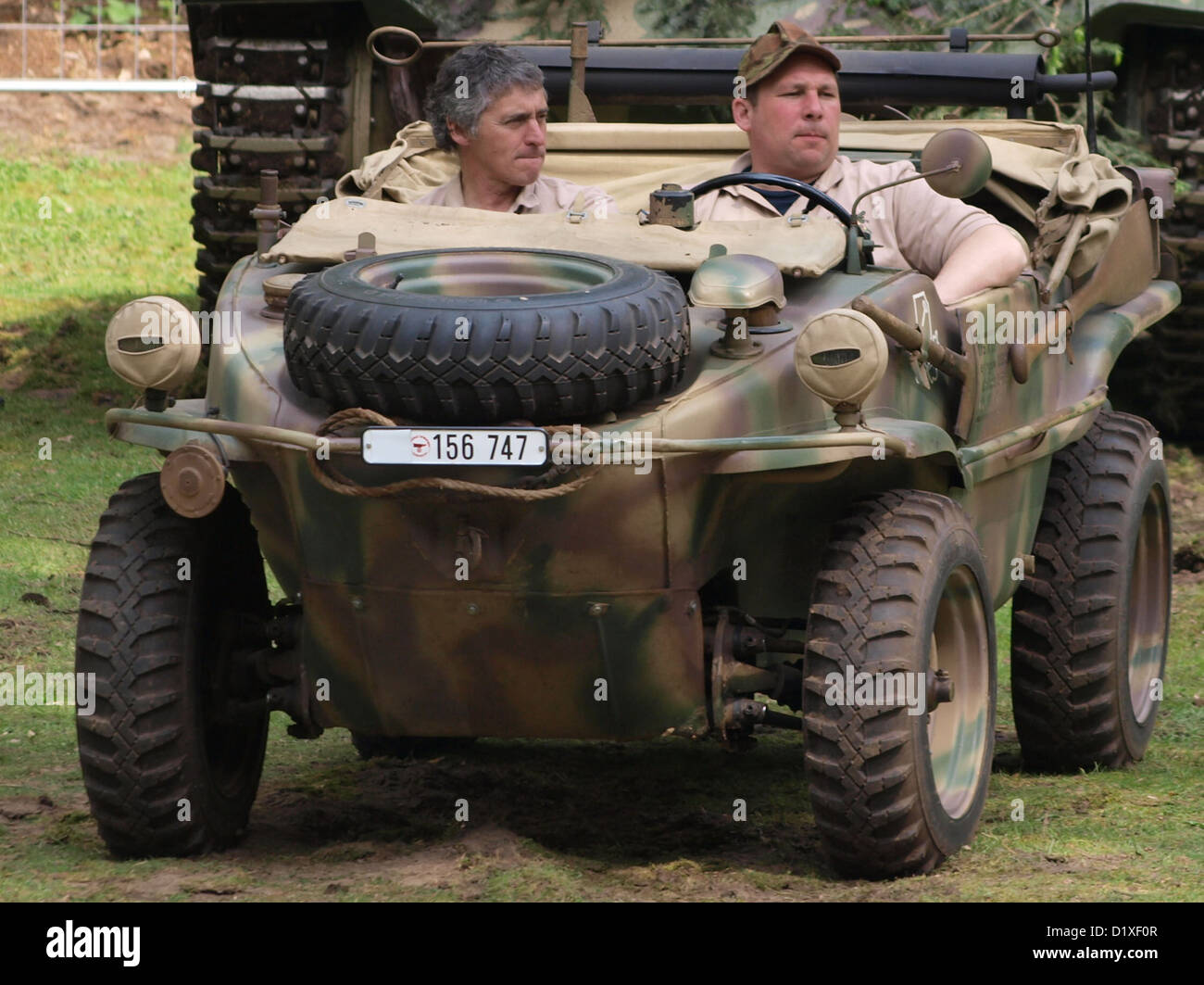 The Volkswagen Type 166, also known as the 'Schwimmwagen,' was a ...