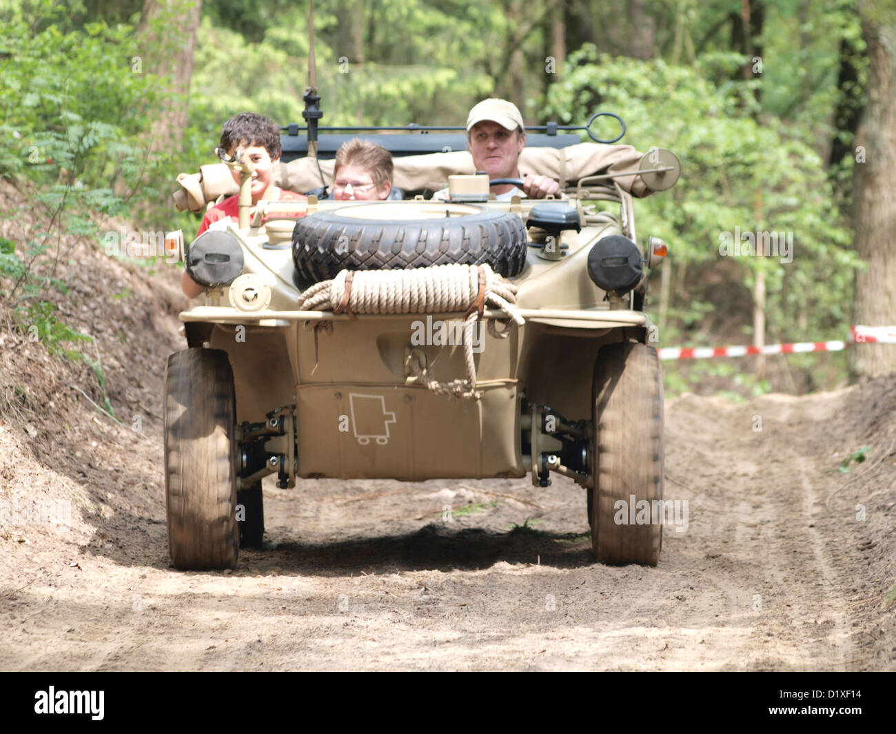 The Volkswagen Type 166 'Schwimmwagen' was a German amphibious vehicle ...