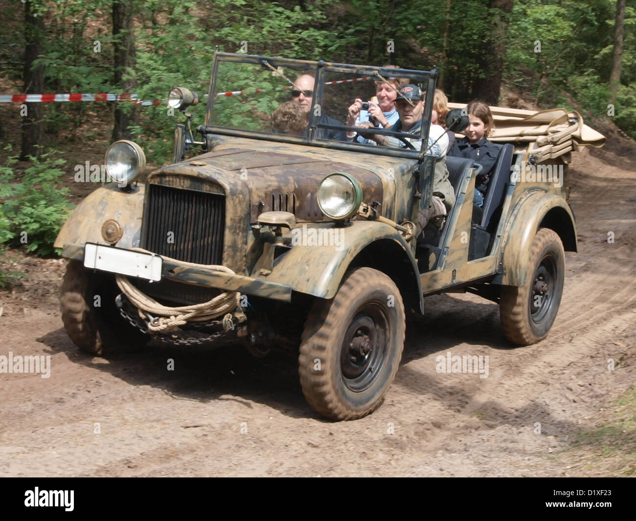 The Kfz.2 Stewer radio car, displayed at Militracks 2010, is a military ...