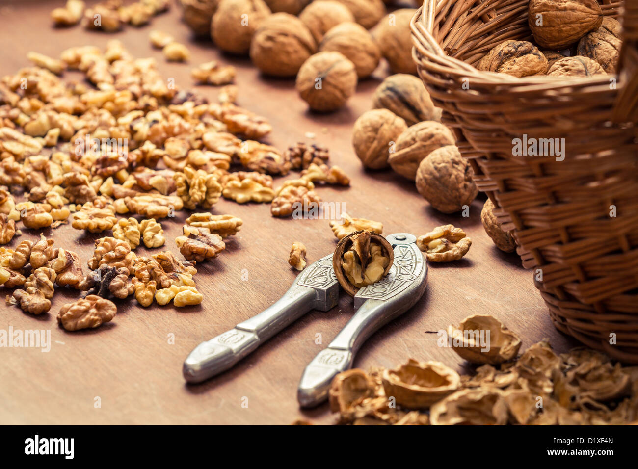 Cracking nuts hi-res stock photography and images - Alamy