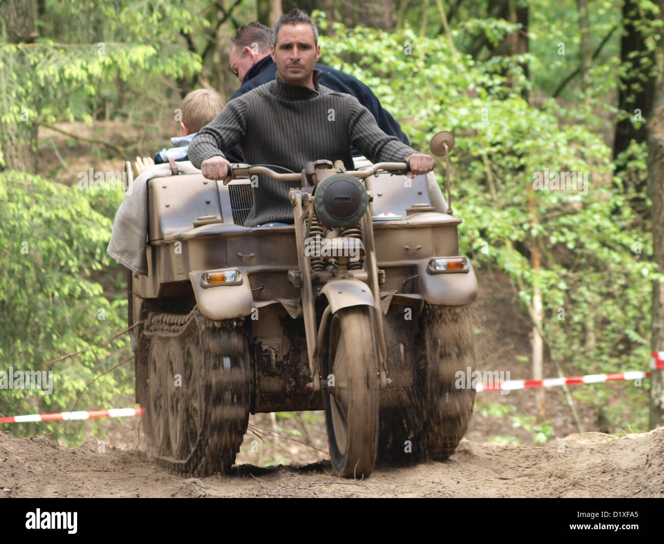 The NSU SdKfz 2, also known as the Kettenkrad, displayed at the ...
