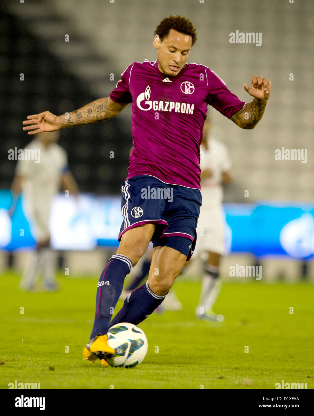 Soccer player Jermaine Jones from FC Schalke 04 performs during a test ...