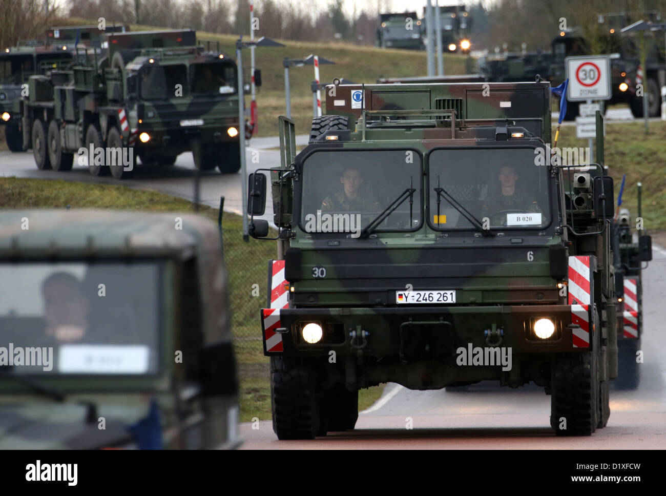 German patriot convoy hi-res stock photography and images - Alamy