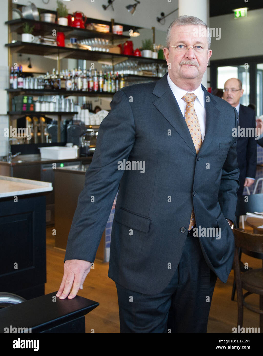 Former Porsche CEO Wendelin Wiedeking poses for photographs prior to a ...