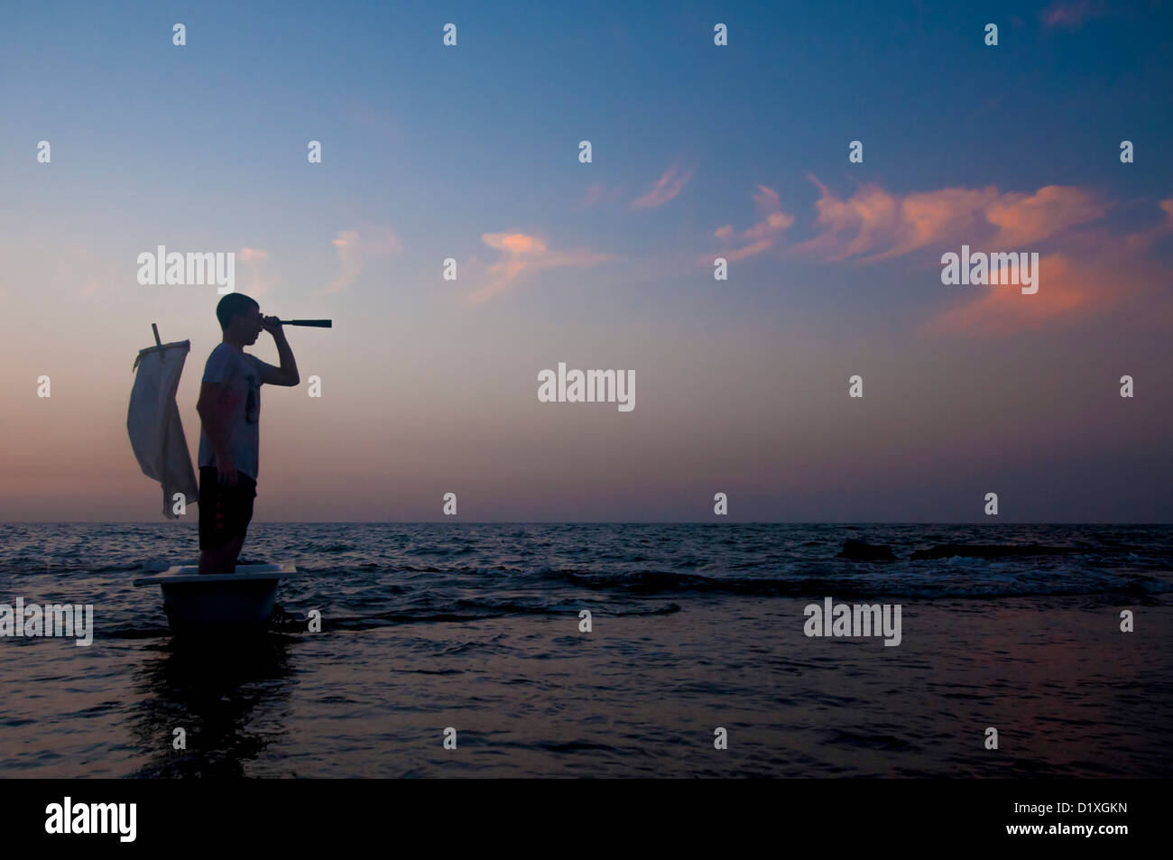 Sailor telescope hi-res stock photography and images - Alamy