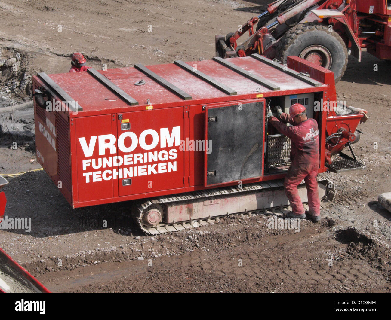 The Woltman RBP-90 is a crawler-mounted concrete pump used for ...