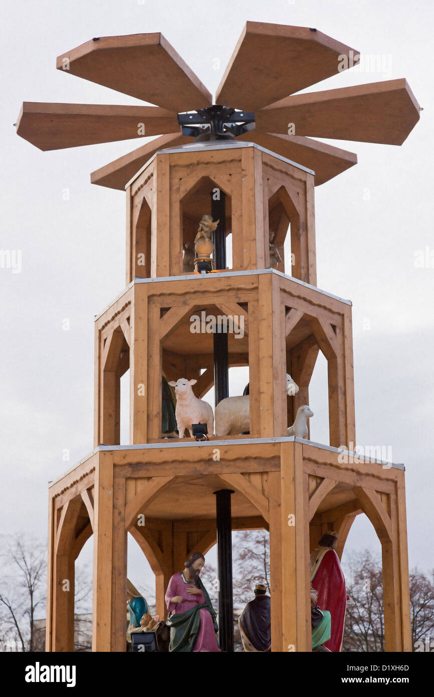 Christmas Nativity scene Photographed in Berlin Germany Stock Photo - Alamy