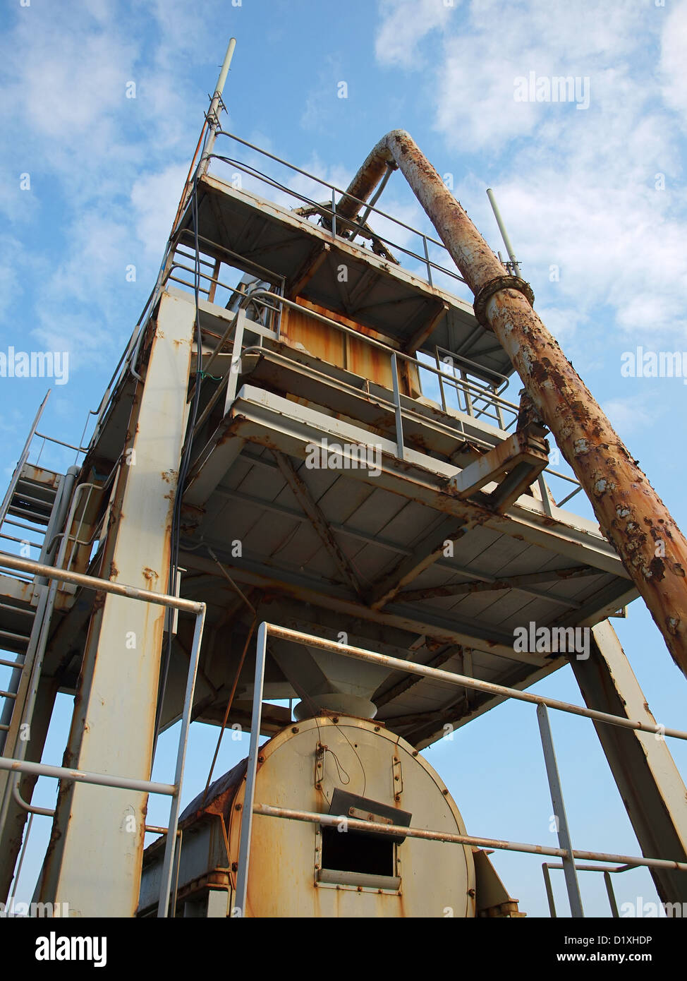 A vintage sea salt production facility in Taiwan Stock Photo - Alamy