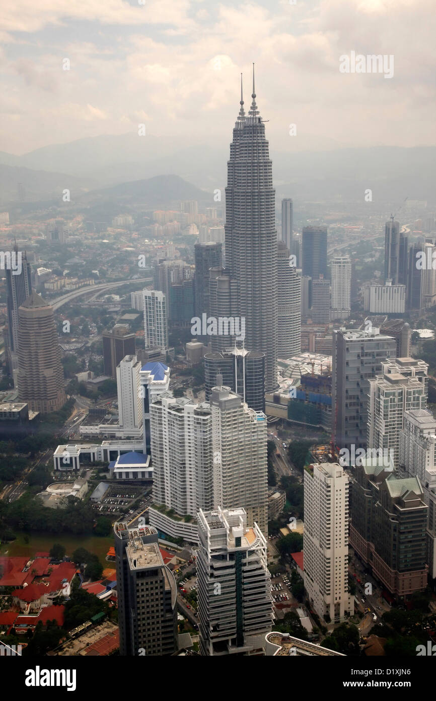 Office at Petronas Twin Towers at Kuala Lumpur, Malaysia Stock Photo ...