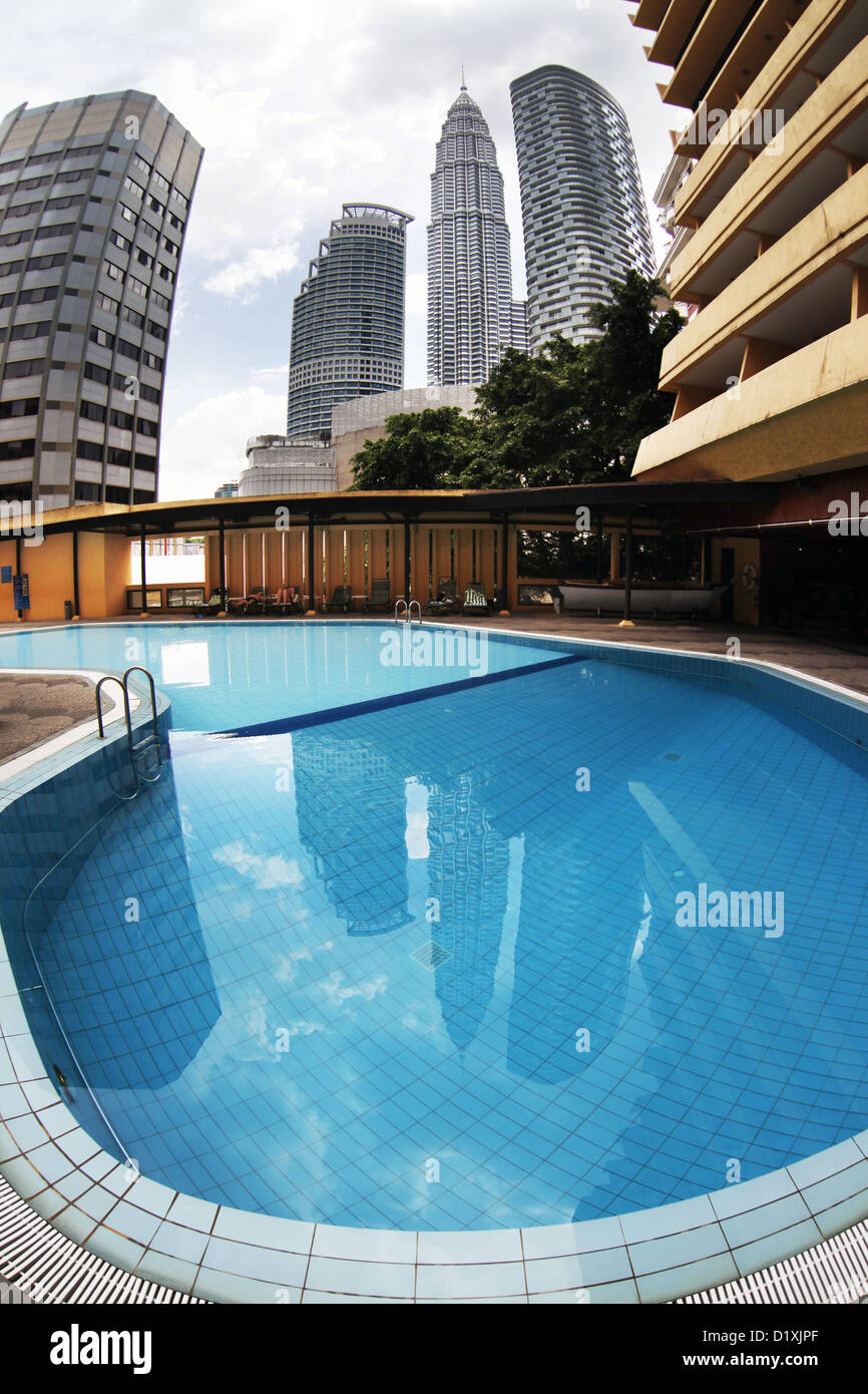 Office at Petronas Twin Towers at Kuala Lumpur, Malaysia Stock Photo ...