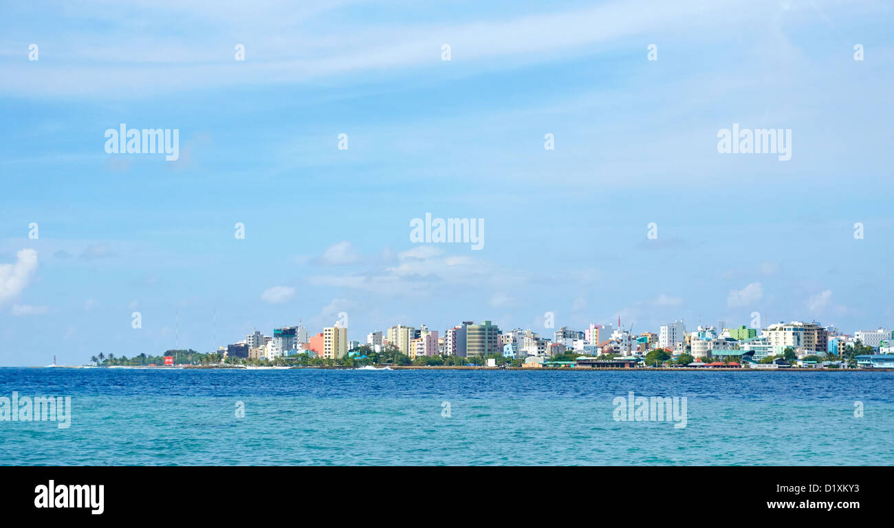 General view of Malé, capital of the Maldives Stock Photo - Alamy