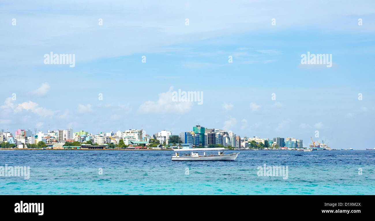 General view of Malé, capital of the Maldives Stock Photo - Alamy