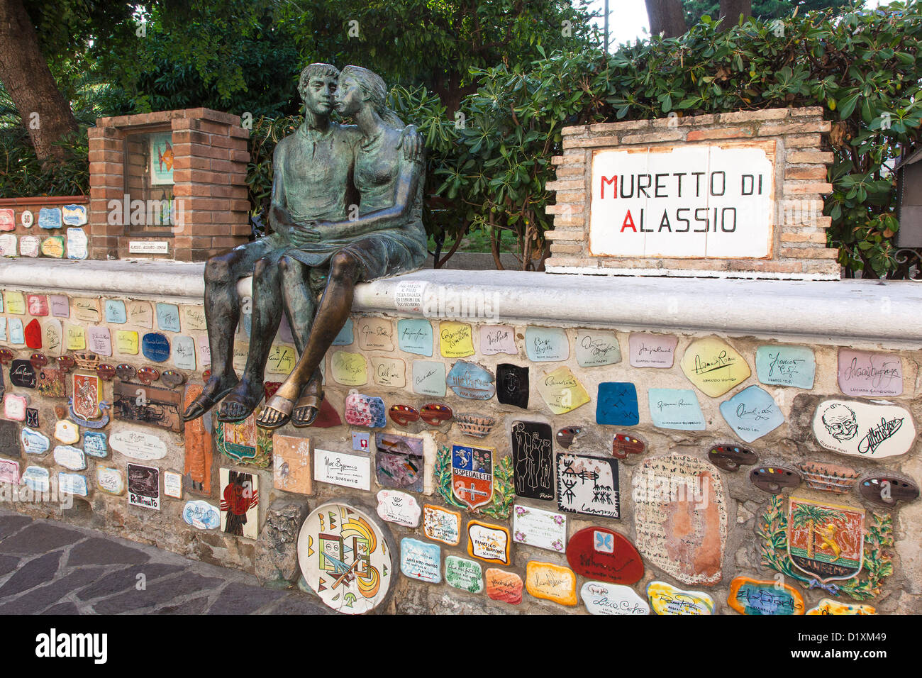 "Muretto di Alassio". Alassio, Liguria, Italy Stock Photo - Alamy