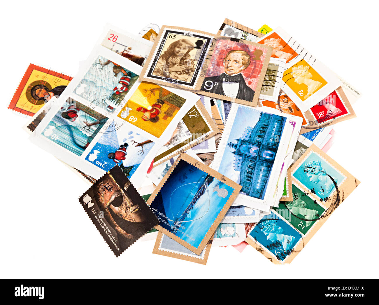 British commemorative stamps Cut Out Stock Images & Pictures - Alamy
