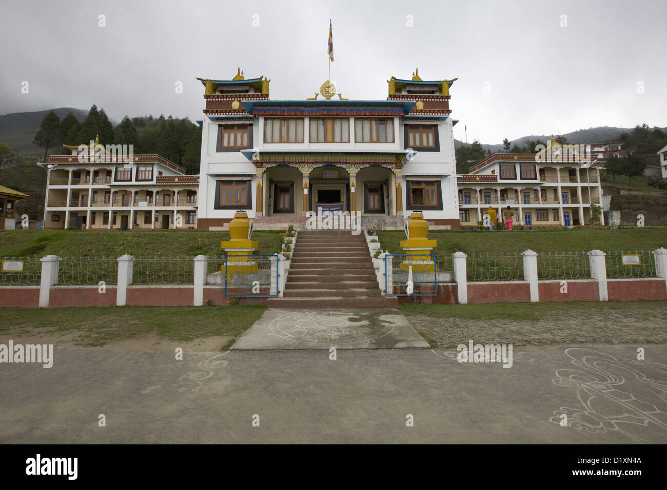 Bomdila Gompa or monastery. Front View Bomdila, Arunachal Pradesh ...