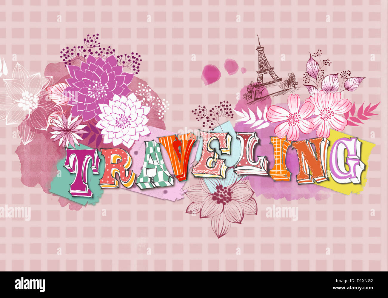 word art of traveling Stock Photo - Alamy