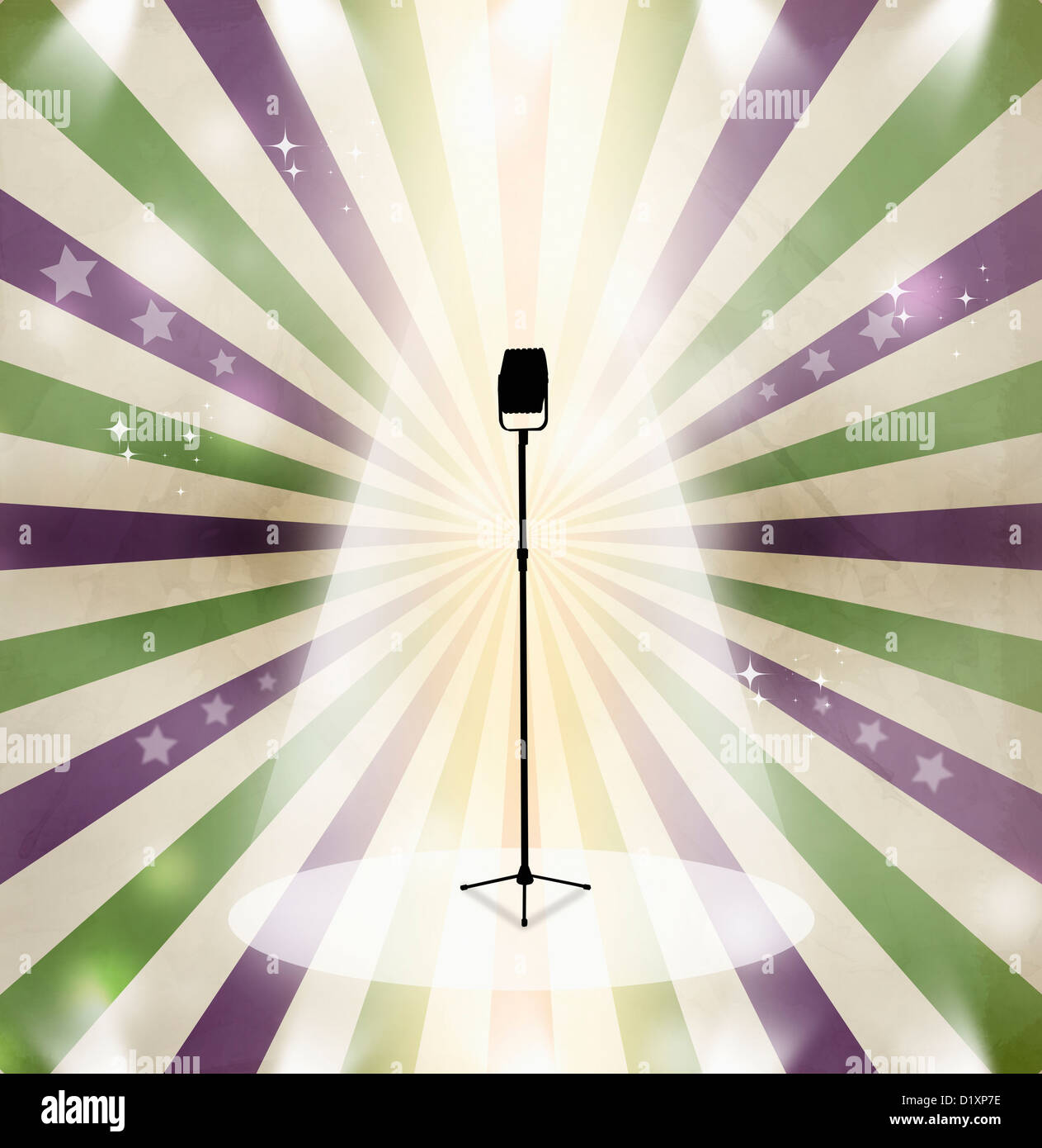 illustration design of a shiny stage Stock Photo - Alamy