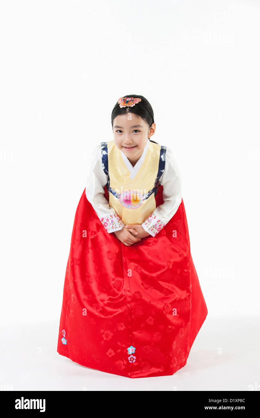 Korean traditional bowing hi-res stock photography and images - Alamy