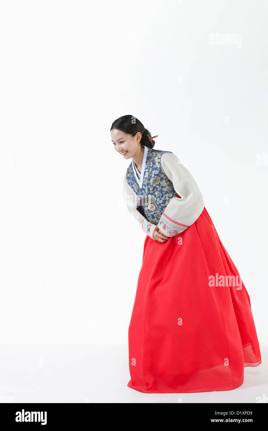 Korean traditional bowing hi-res stock photography and images - Alamy