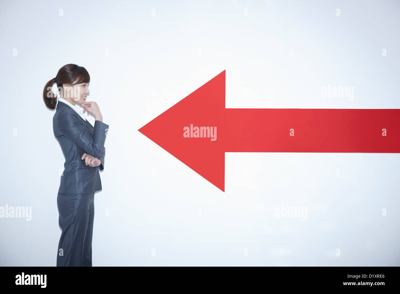 Arrow towards hi-res stock photography and images - Alamy