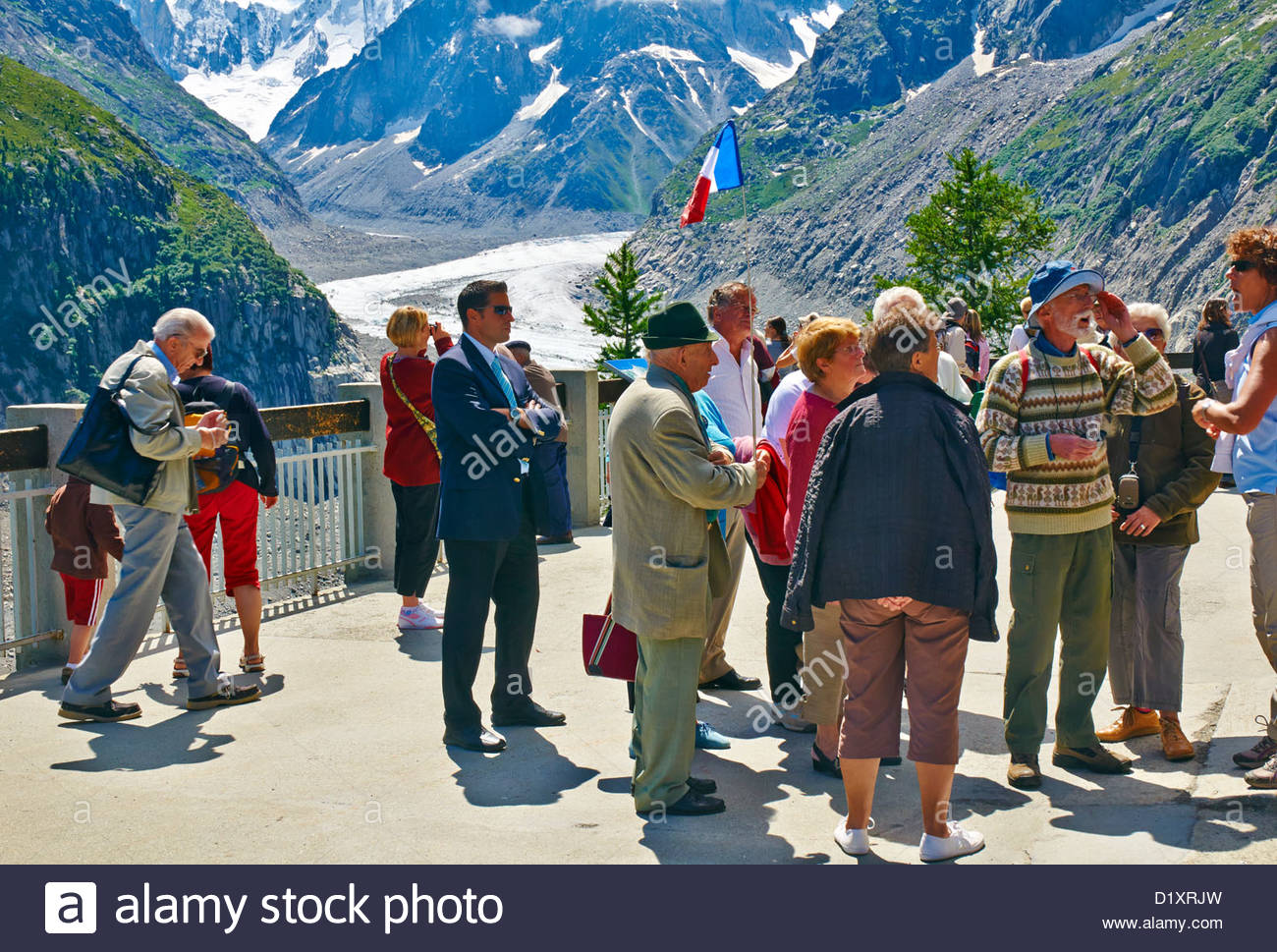 Tour Guide With Flag High Resolution Stock Photography and Images - Alamy