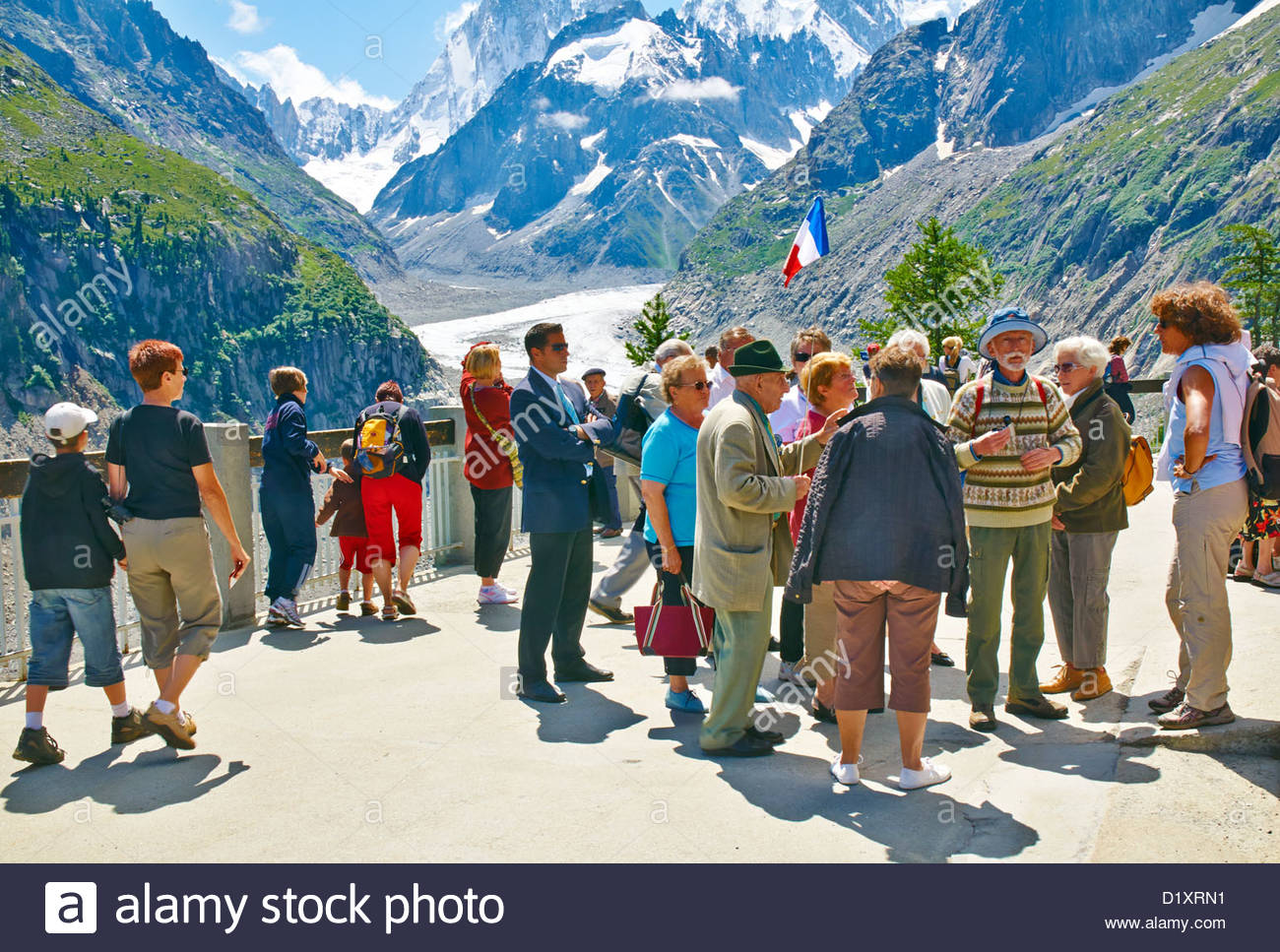 Tour Guide With Flag High Resolution Stock Photography and Images - Alamy