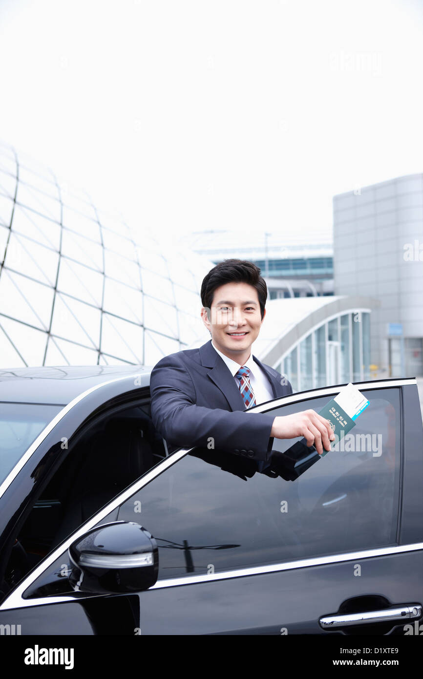 Getting off car business hi-res stock photography and images - Alamy