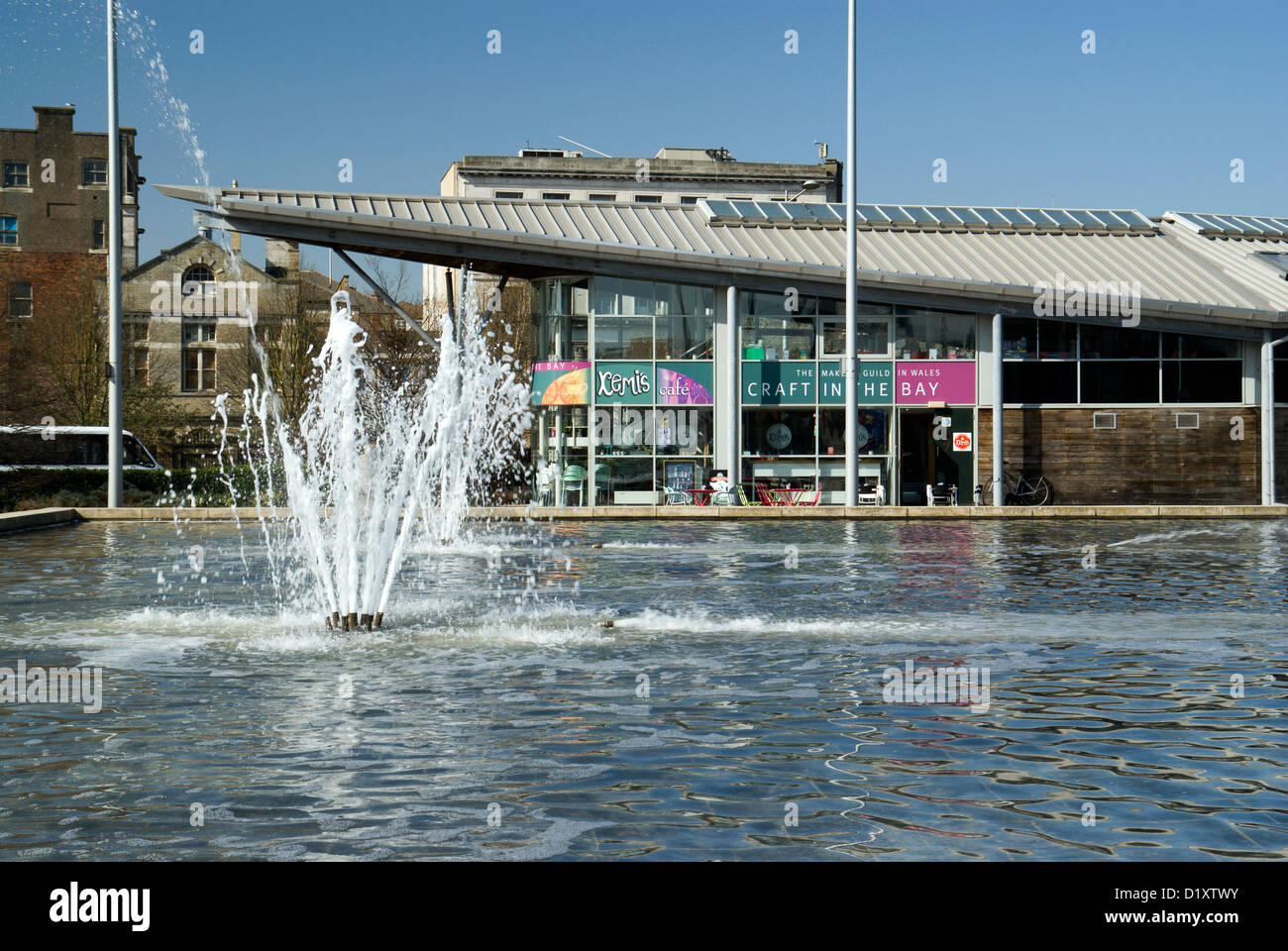 crafts in the bay shop and gallery cardiff bay wales uk Stock Photo - Alamy