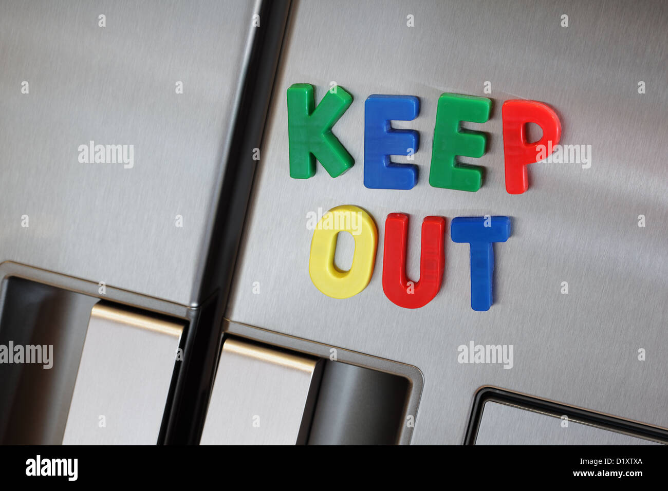 Keep out door sign hi-res stock photography and images - Alamy
